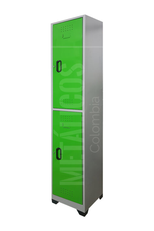 Locker Metálico De 2 Compartimientos - Metálicos Colombia