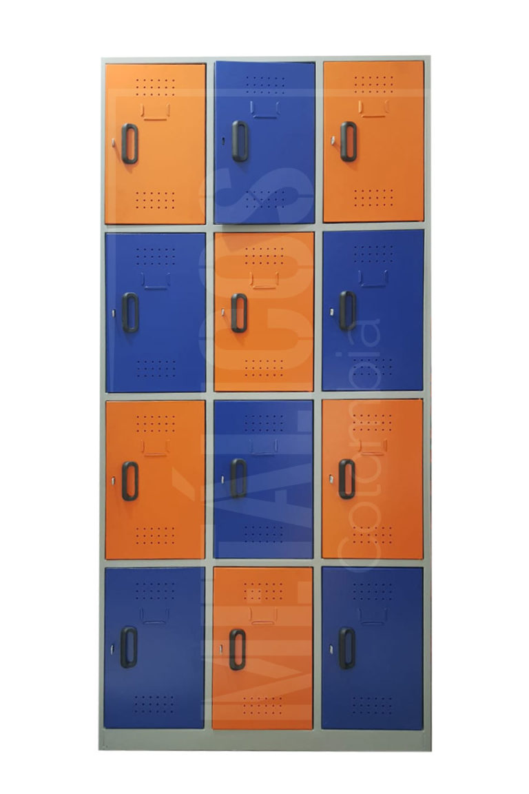 Locker Metálico De 12 Compartimientos - Metálicos Colombia